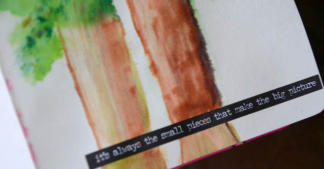 Art Journal: Study of trees. – Craft With May
