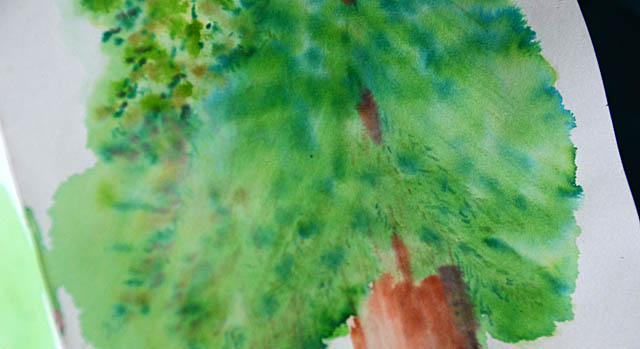 Art Journal: Study of trees. – Craft With May