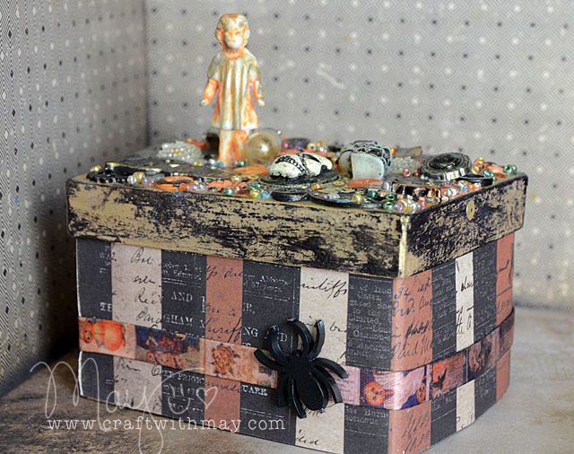 Tim Holtz Ideaology spooky box – Craft With May