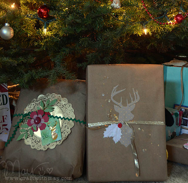 Using up the scraps to make merry – Craft With May