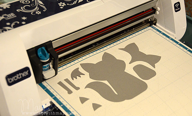 Foxy paper clip: resizing images with ScanNCut2 – Craft With May