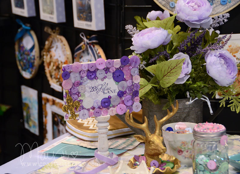 28 Lilac Lane with Buttons Galore – CHA 2016 booth – Craft With May
