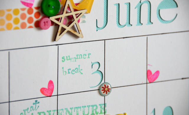 Countdown to Summer: Summer vacation calendar – Craft With May