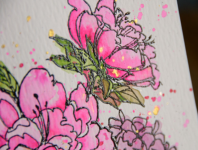 Opera Pink watercolor play – Craft With May