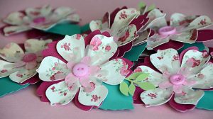 DIY layered flowers #1 – Craft With May