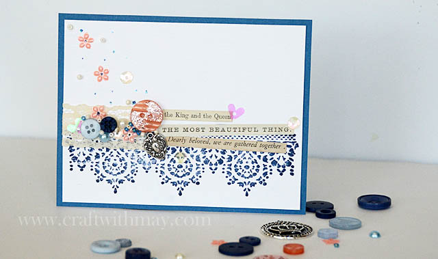 one royal week: and a new card how-to! – Craft With May