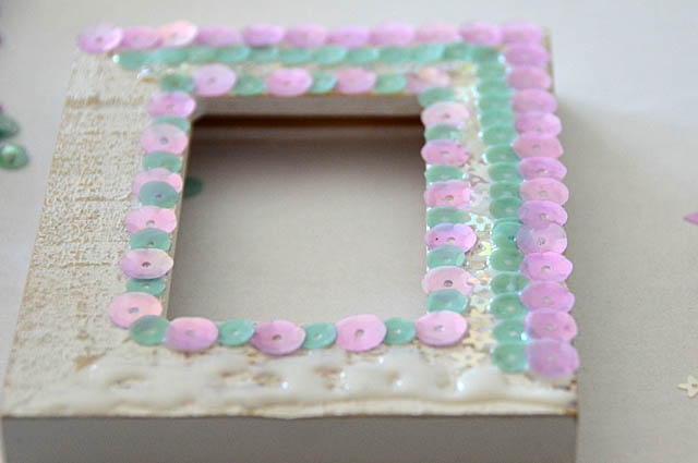 Mermaid sequin frame – Craft With May
