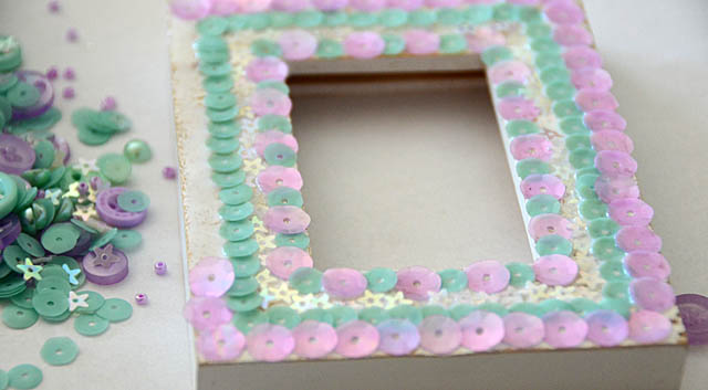 Mermaid sequin frame – Craft With May