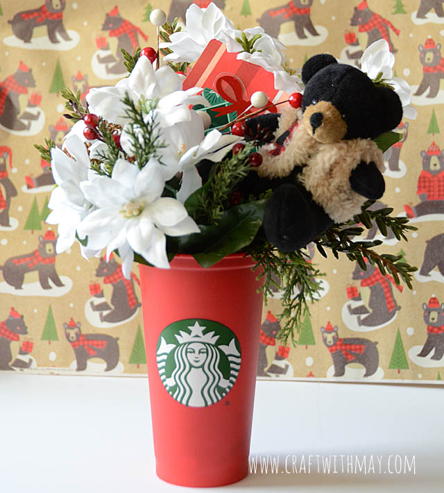 Starbucks “Red Cup” Gift card holder – Craft With May